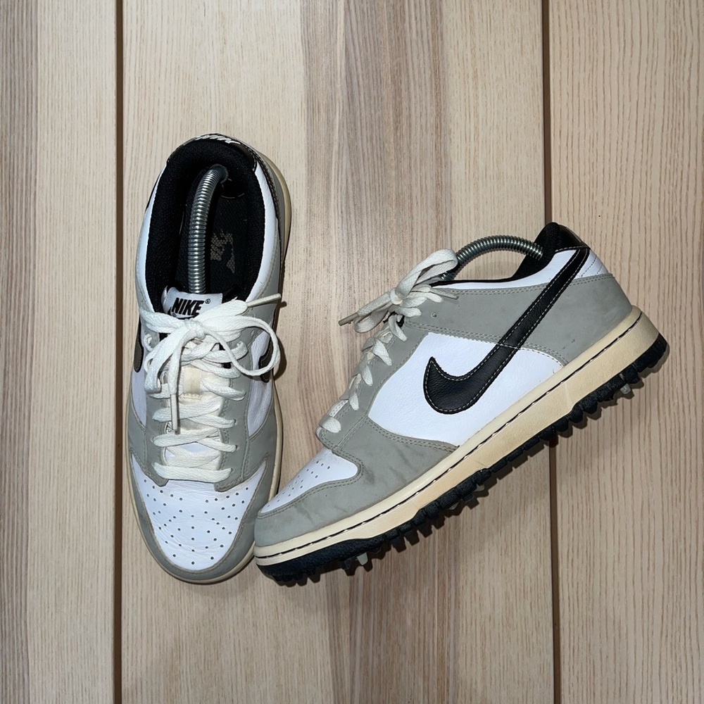 Nike Dunk Ng Golf Shoes White Black Granite - Gem